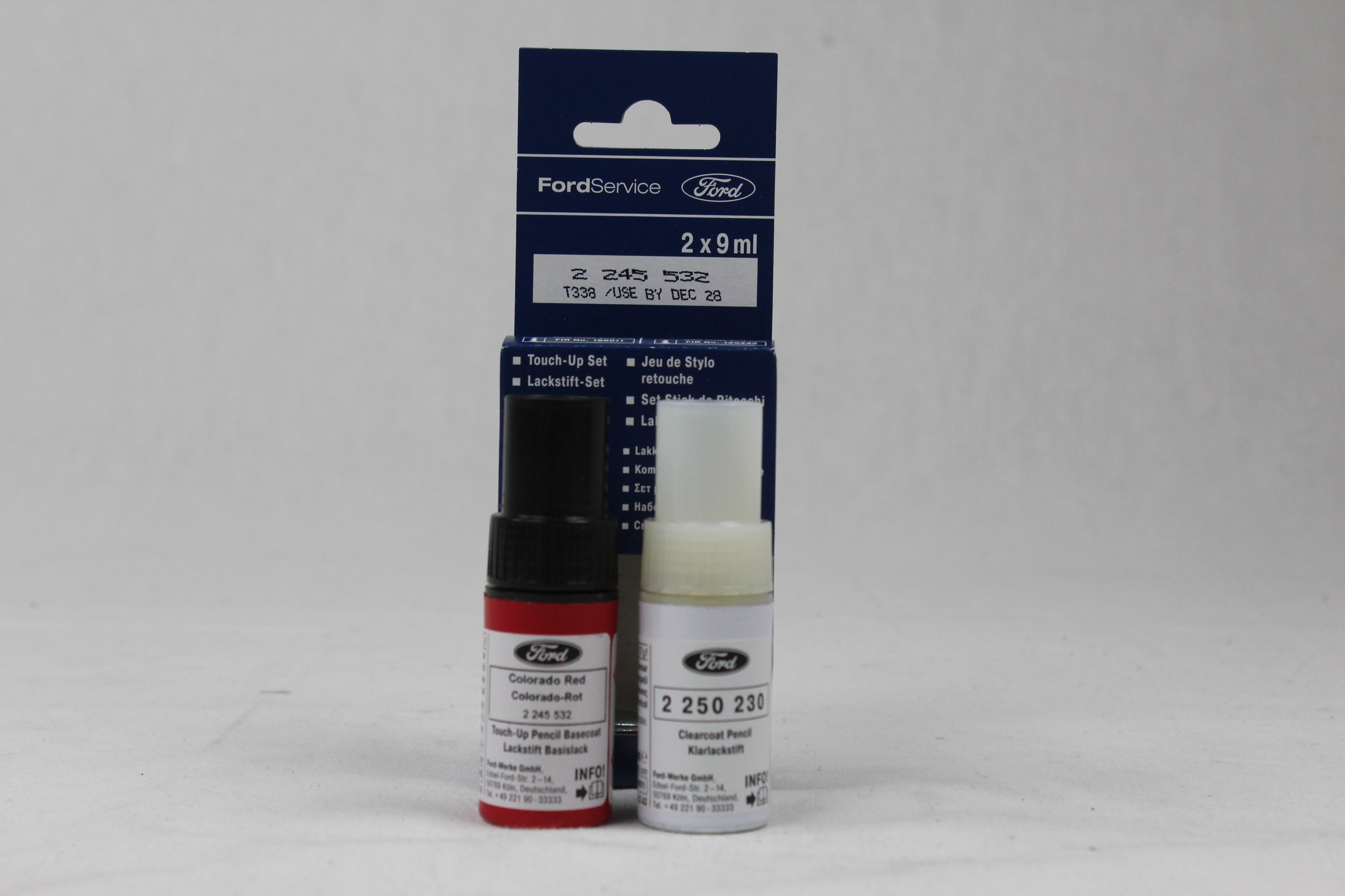 Lackstift Colorado-Rot + Klarlack je 9ml | KFZ-Teileprofi